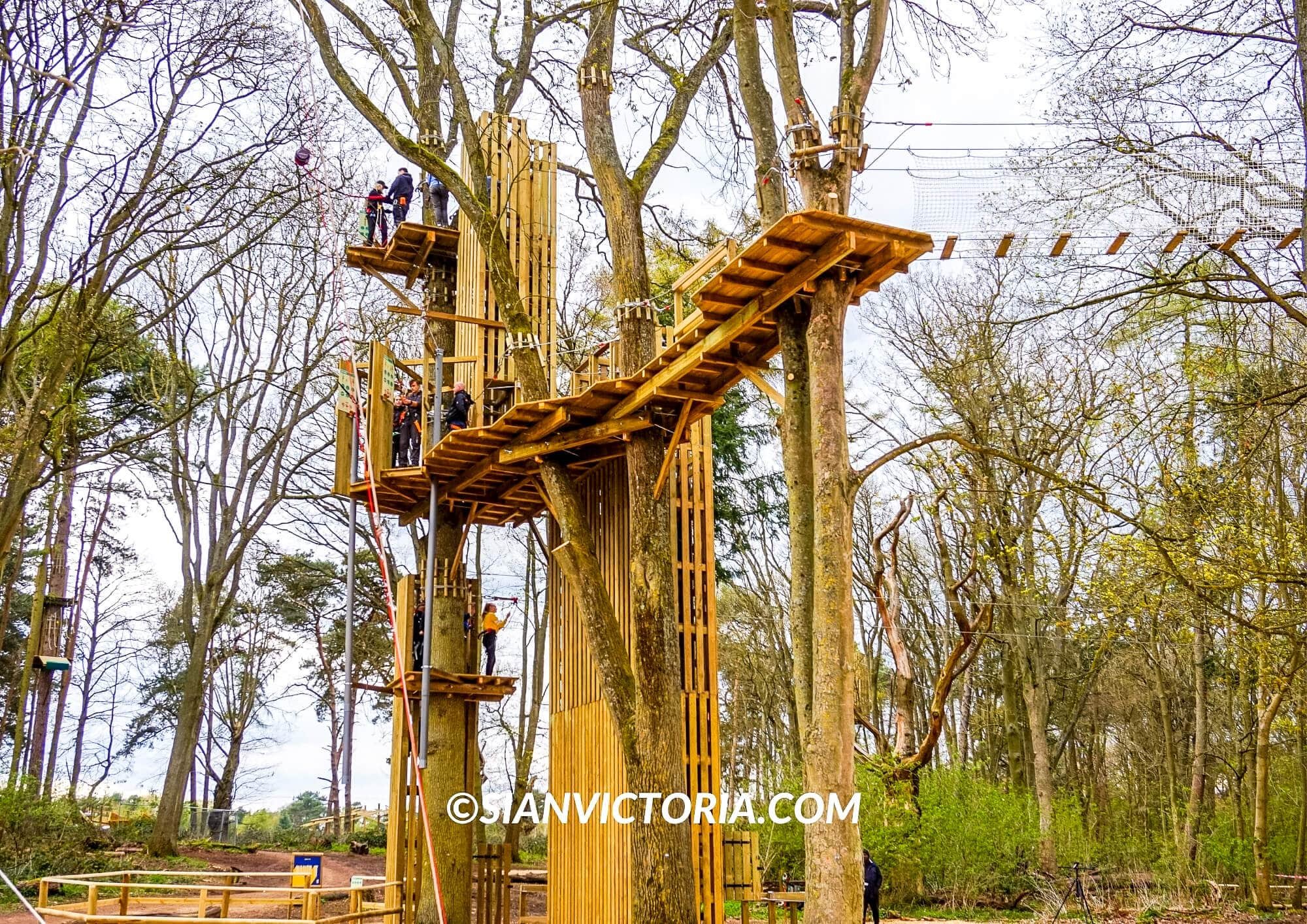 Living life adventurously at Go Ape in Coventry — Sian Victoria.