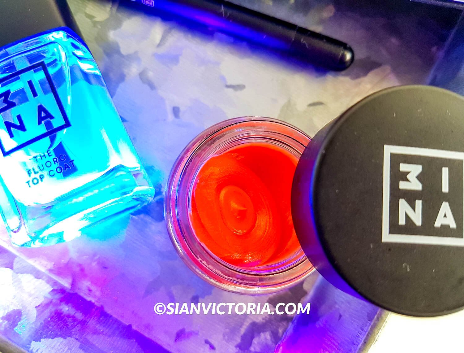 3INA - Glow Fluorescent UV Festival Style Neon Makeup — Sian Victoria.