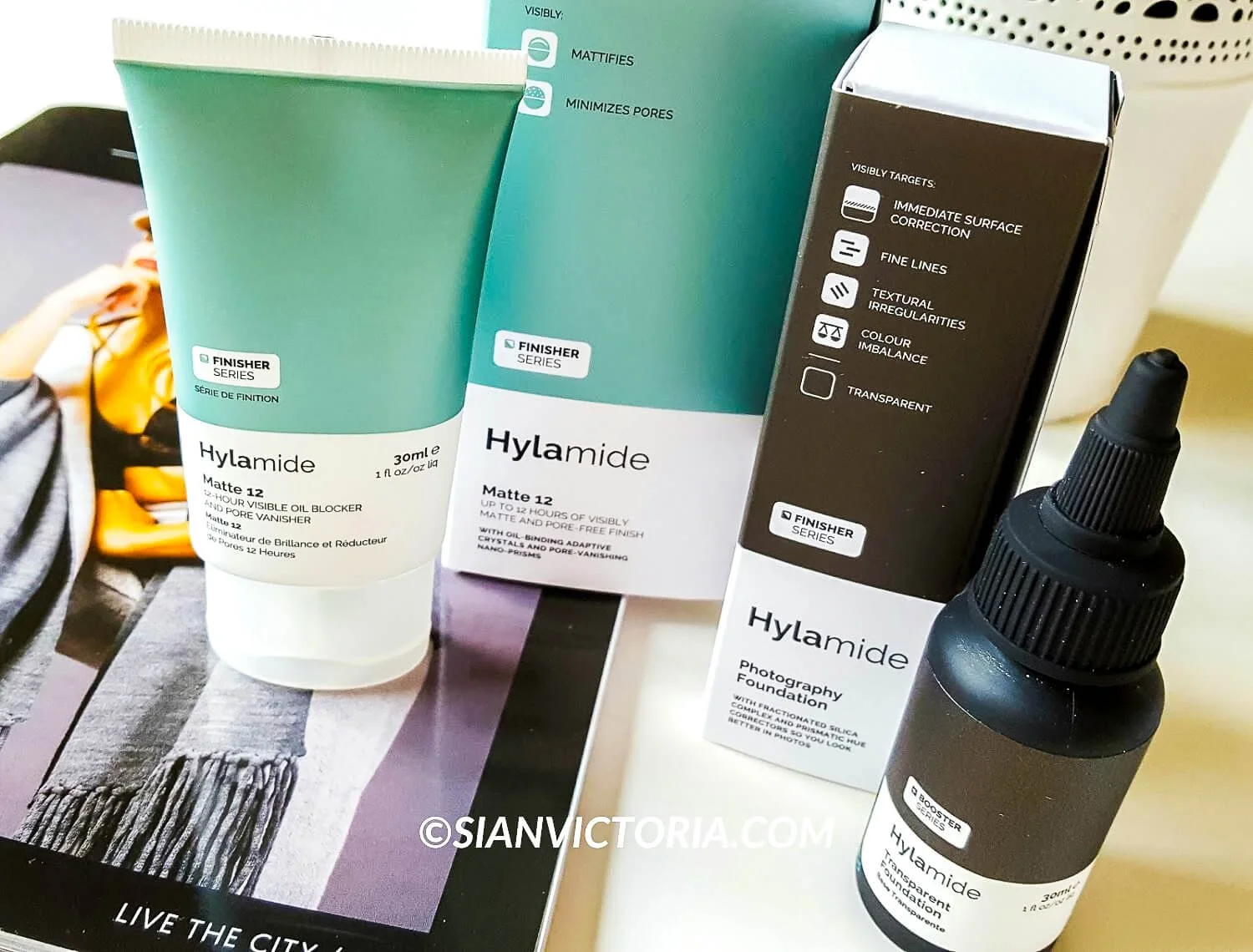 Hylamide - Photography Foundation & Matte 12 - Review — Sian Victoria.
