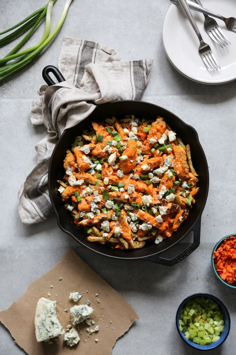 Buffalo Chicken Poutine