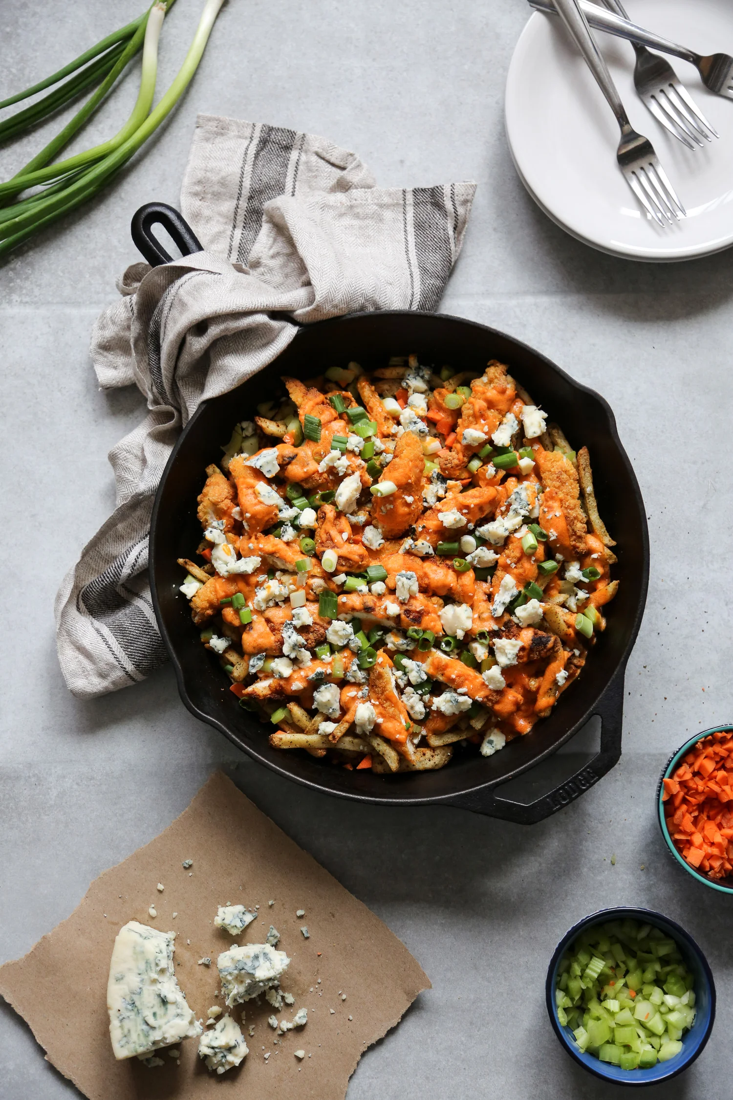 Buffalo Chicken Poutine