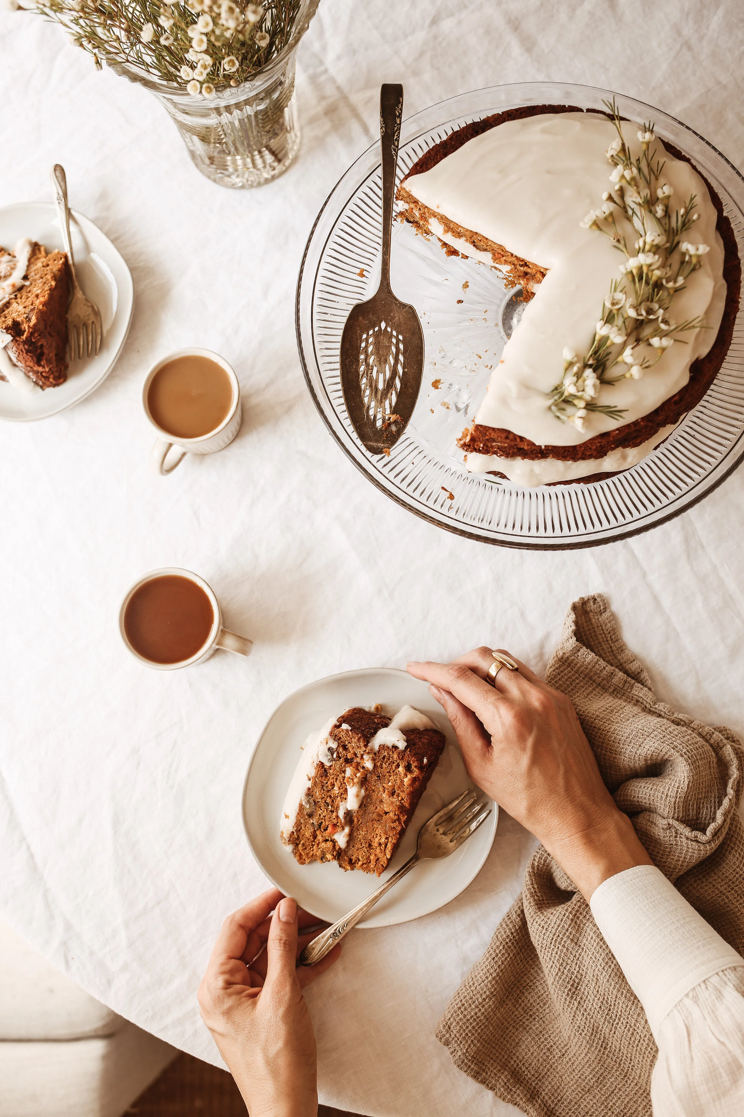 Carrot Cake (made with carrot juice pulp)