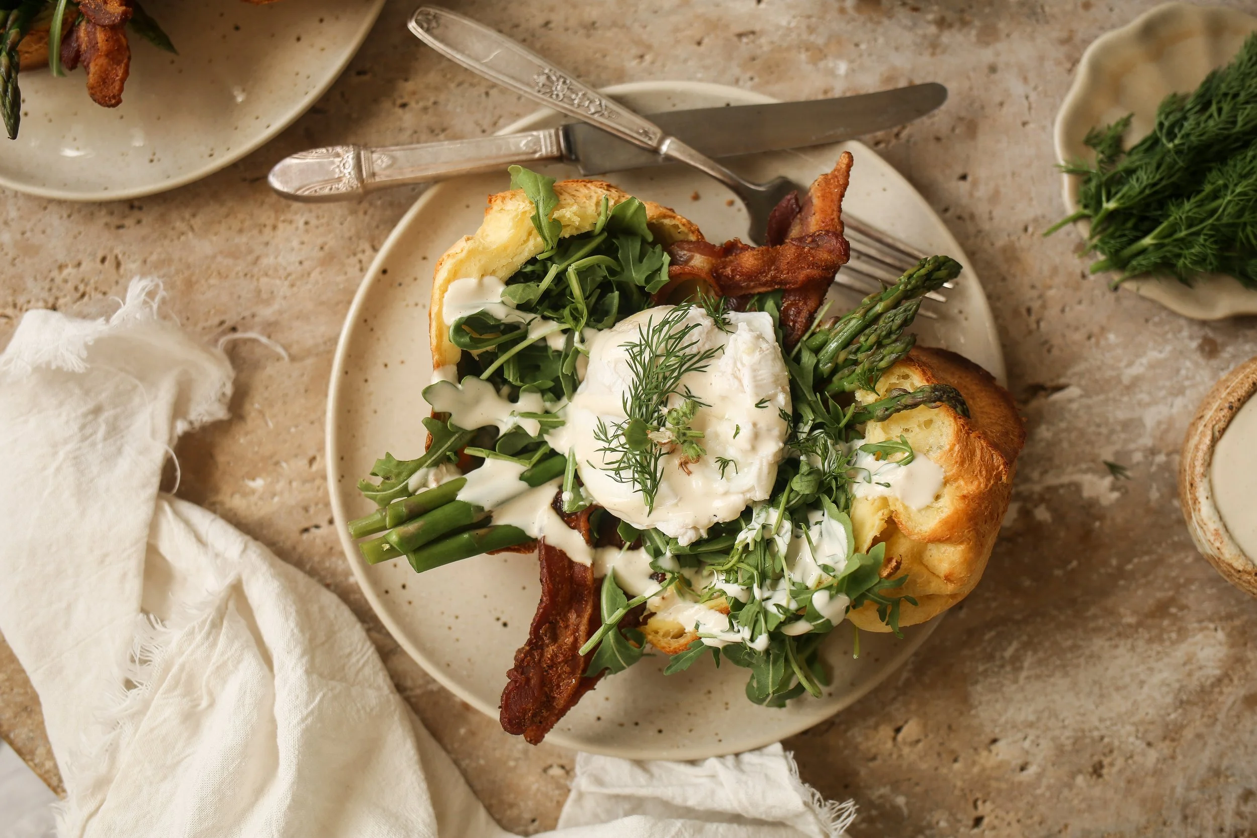 Popover Eggs Benedict
