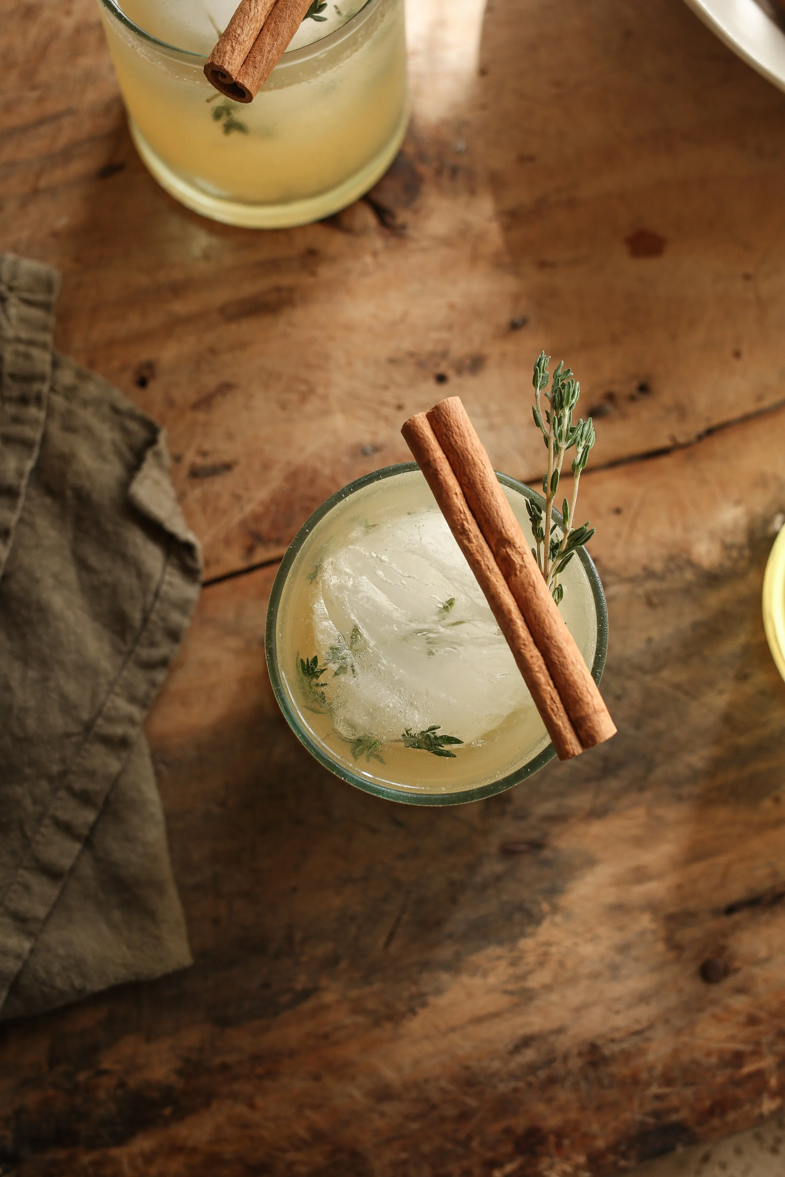 Spiced Honey and Thyme Pear Pitcher Cocktail