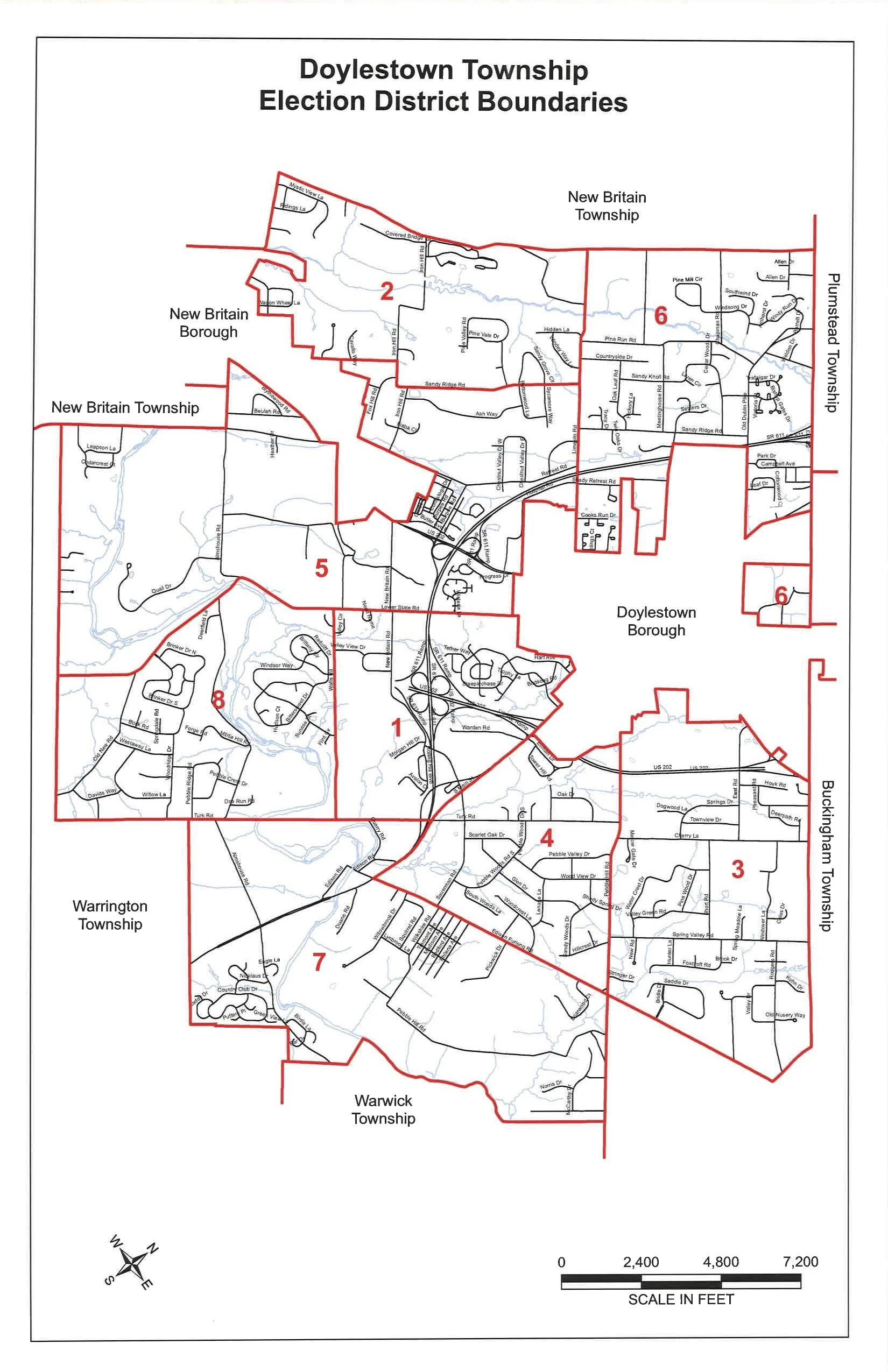Township Election District Map — Doylestown Democrats