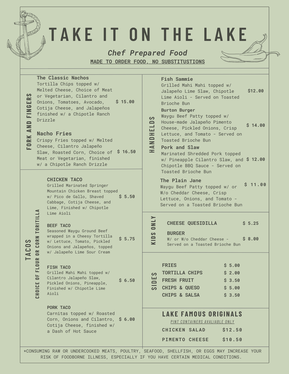 Restaurant — Anchorage Boat Dock