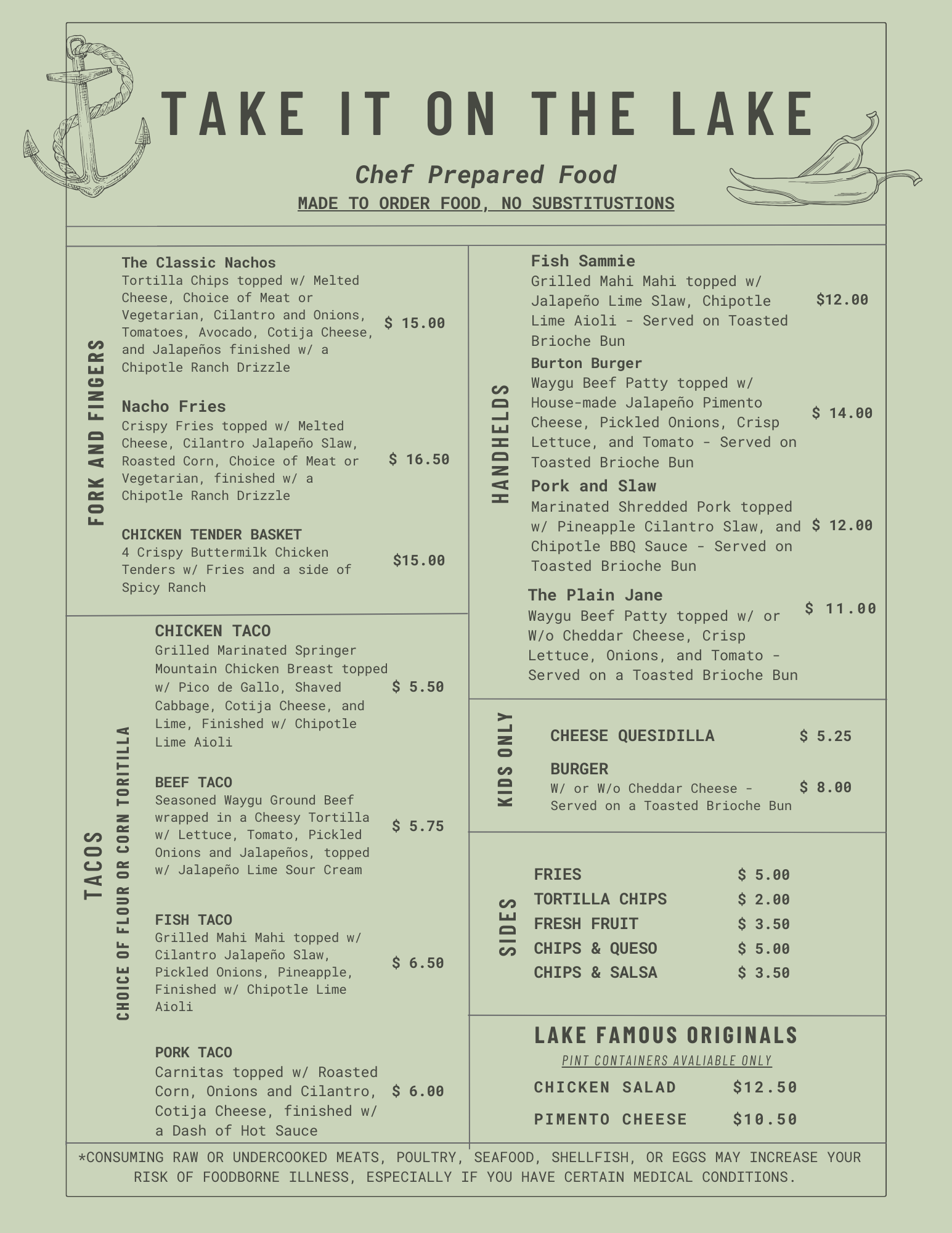 Restaurant — Anchorage Boat Dock