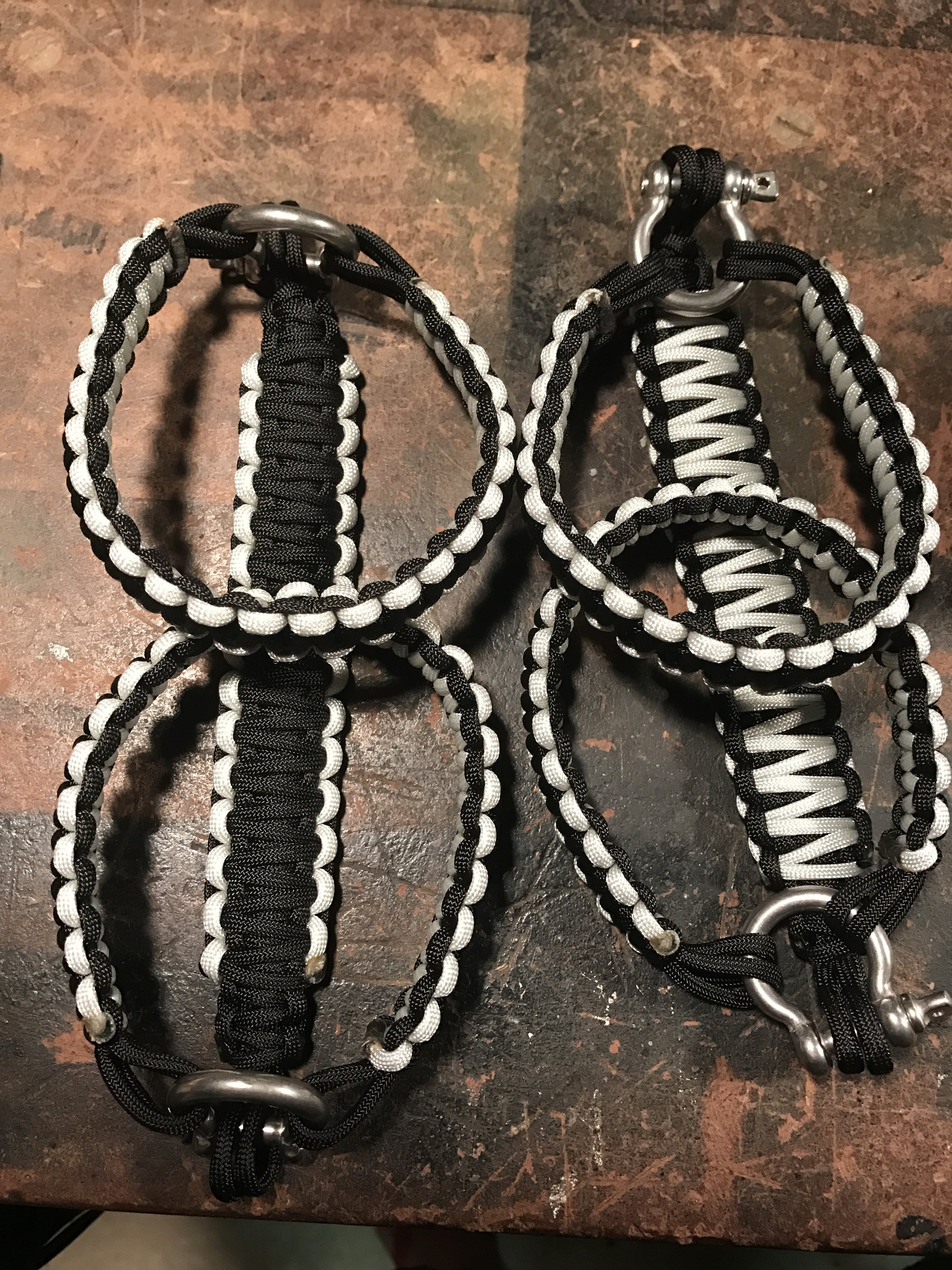CUSTOM COLORS PARACORD HANDLES JEEP JK/JK/JL/JT FRONT PARACORD HANDLES ...