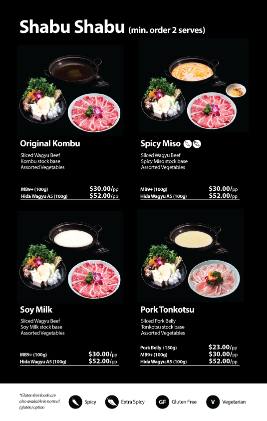 Menu — Tetsujin