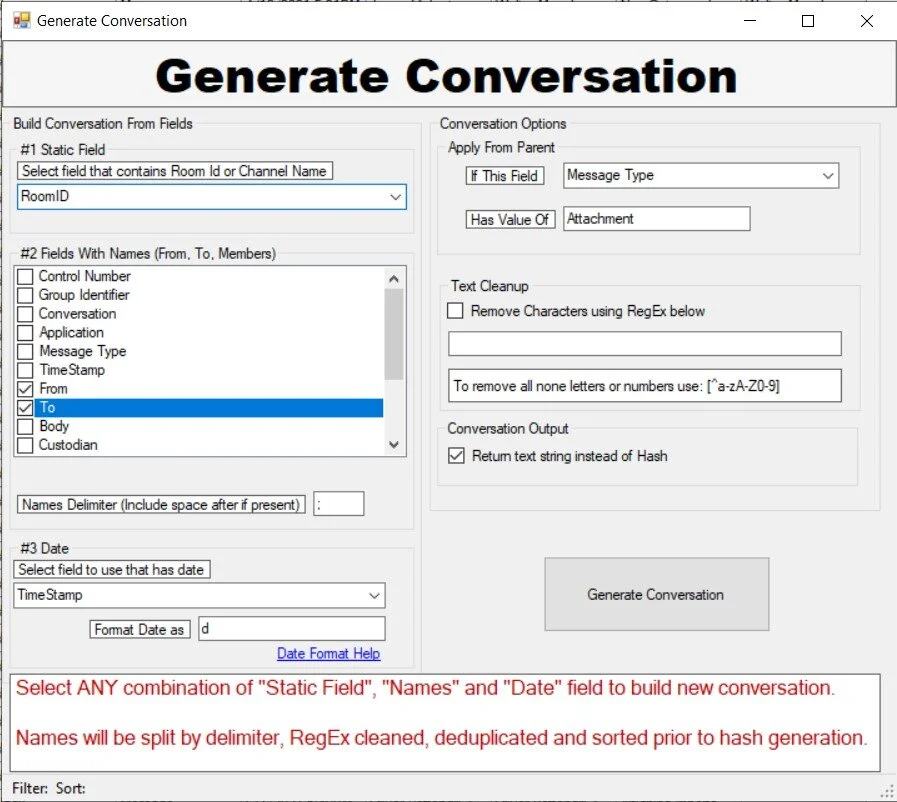 Message Crawler - Data Tools — HashtagLegal