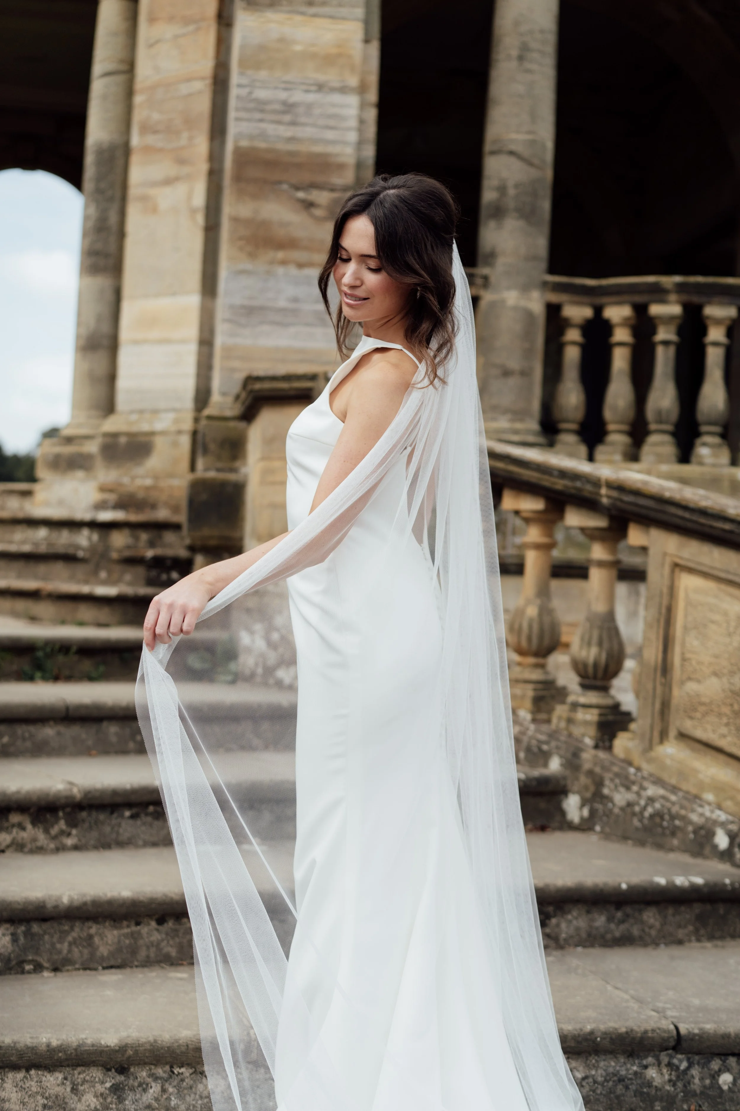 Sofia single tier wedding veil — Eden b. Studio