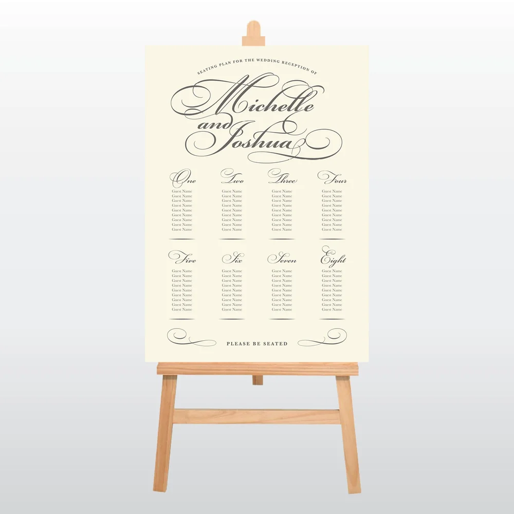 Wedding Table Plan Designs | Lovestruck Stationery