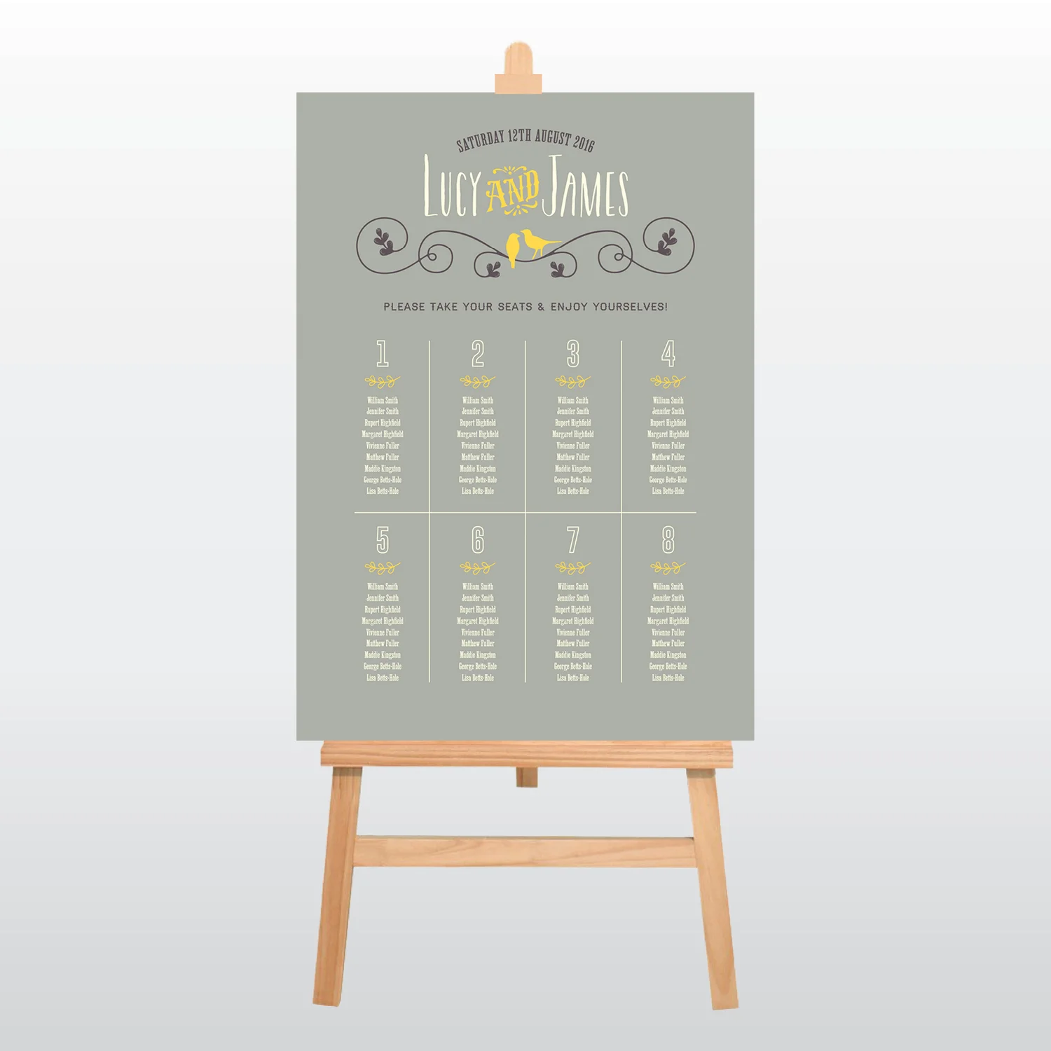 Wedding Table Plan Designs | Lovestruck Stationery