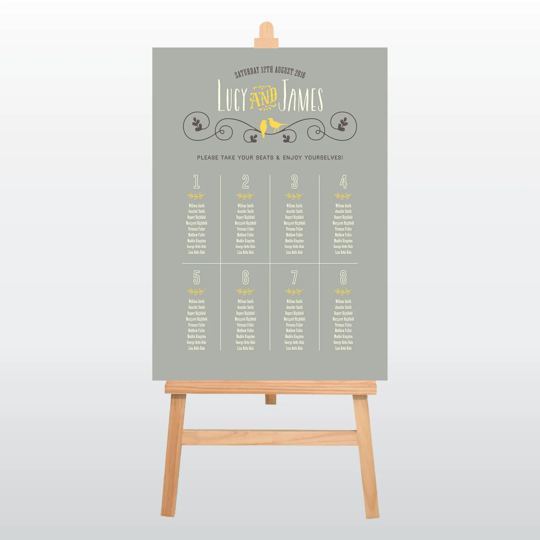 Wedding Table Plan Designs | Lovestruck Stationery