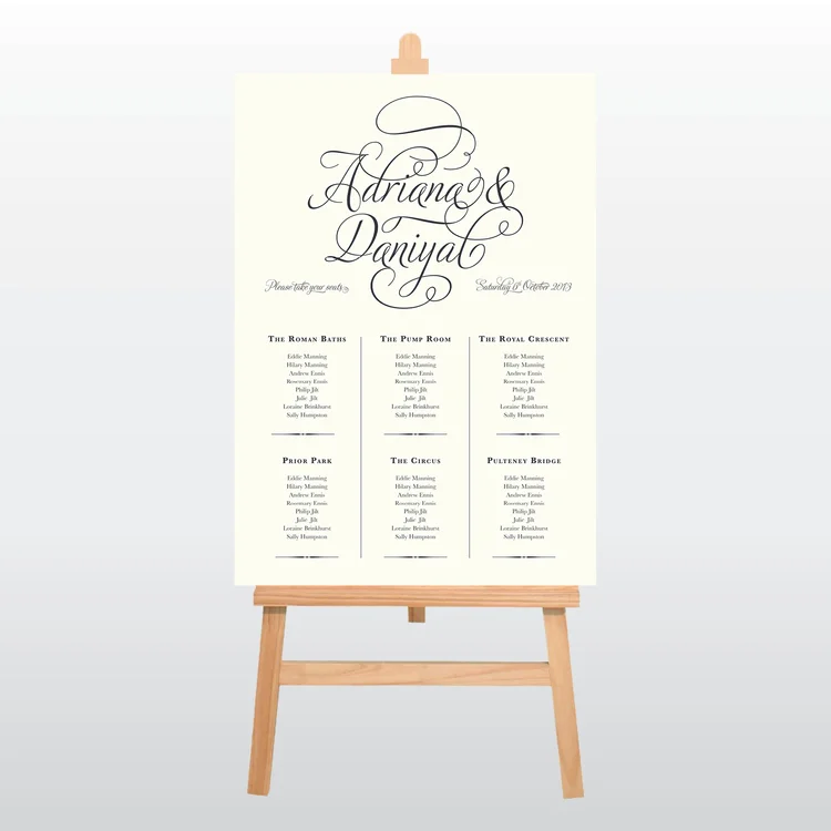 Wedding Table Plan Designs | Lovestruck Stationery