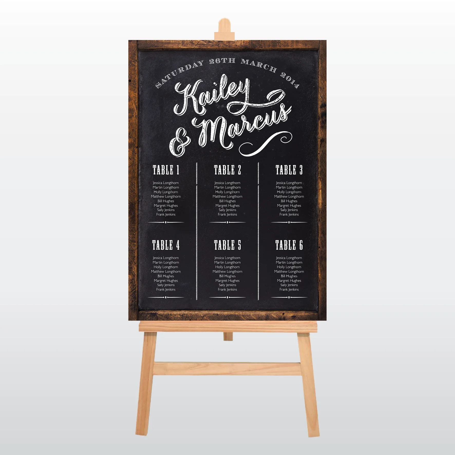 Table Plans — Lovestruck Stationery