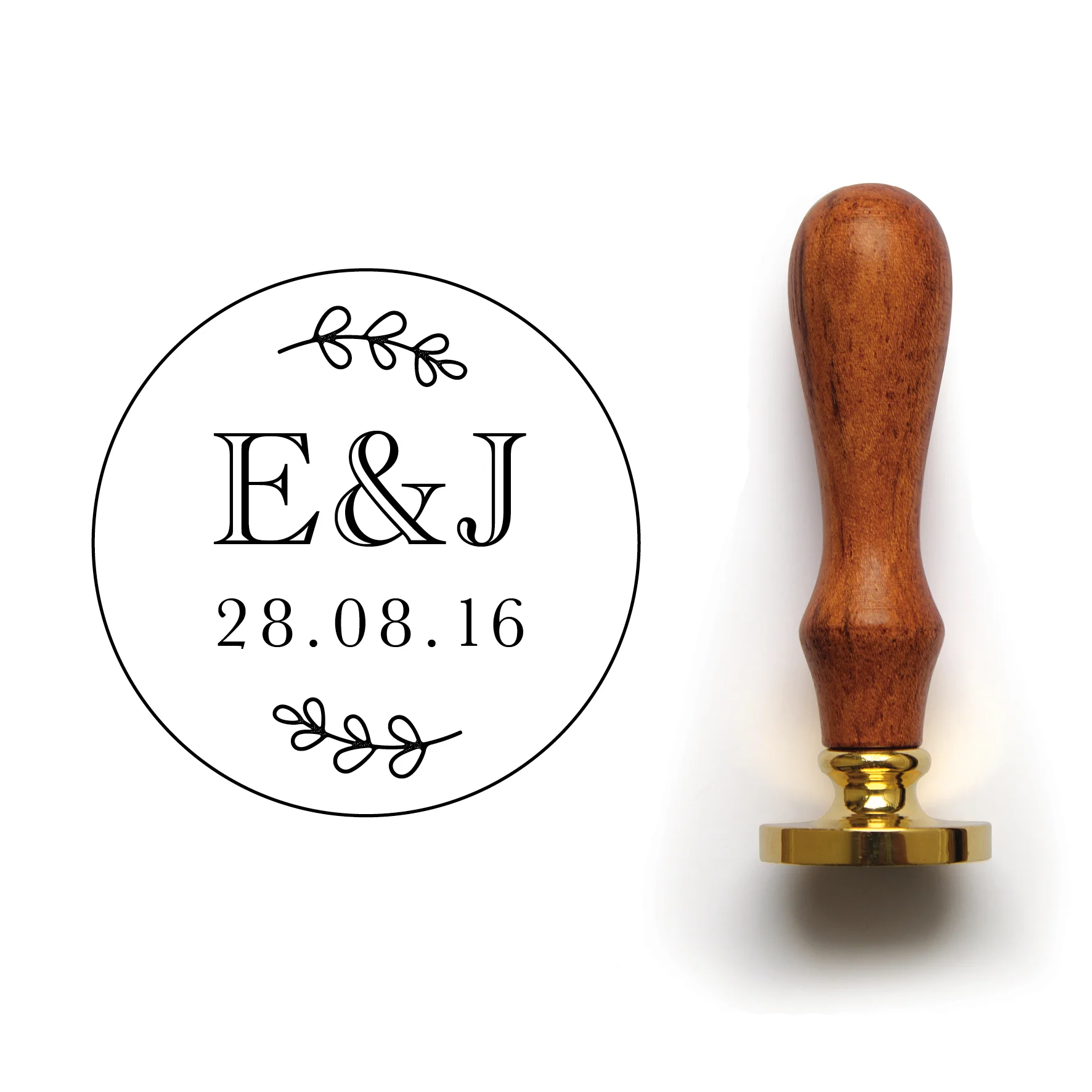 Brass Stamps — Lovestruck Stationery