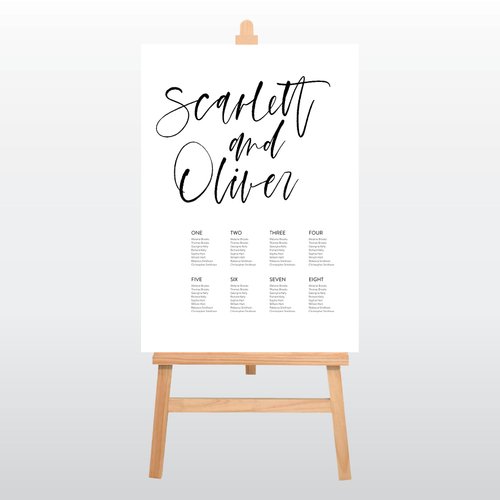 Wedding Table Plan Designs | Lovestruck Stationery