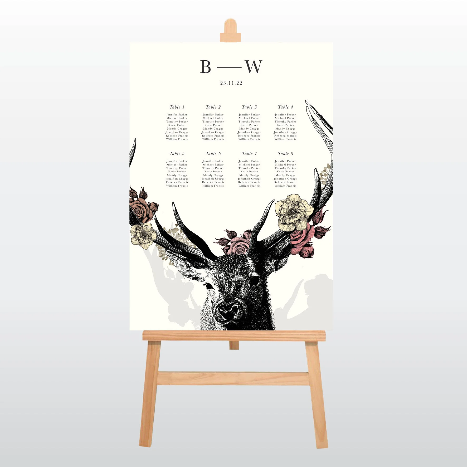 Table Plans — Lovestruck Stationery