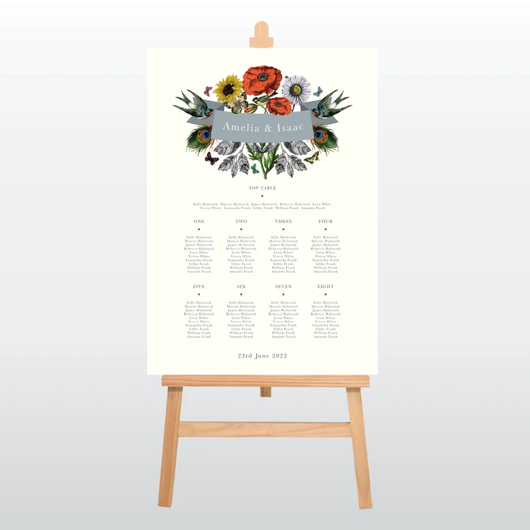 Wedding Table Plan Designs | Lovestruck Stationery