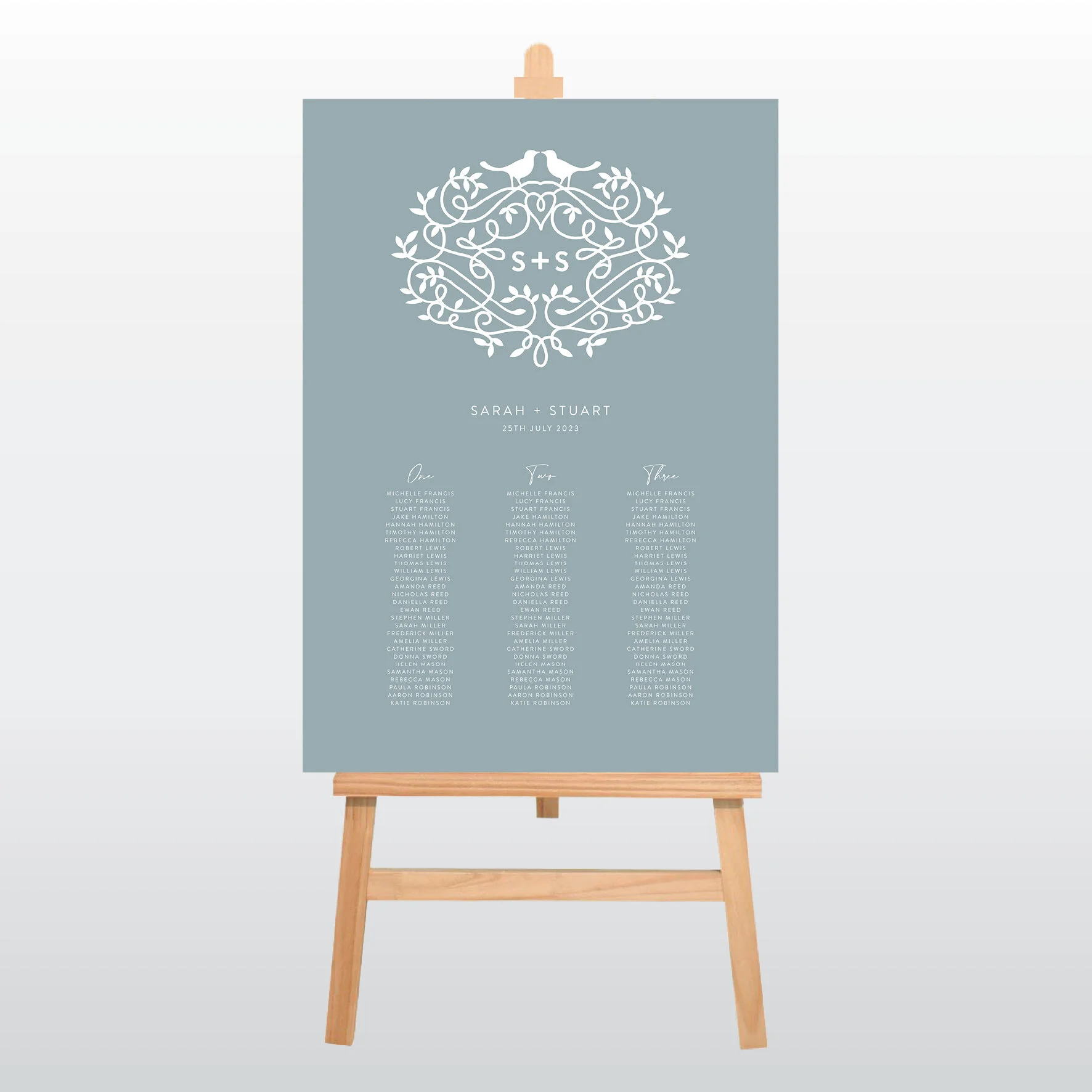 Table Plans — Lovestruck Stationery