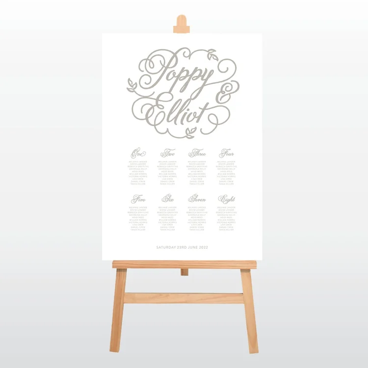 Wedding Table Plan Designs | Lovestruck Stationery