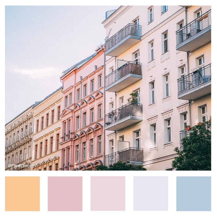 Berlin Germany Pastel Color Palette — Free Theory
