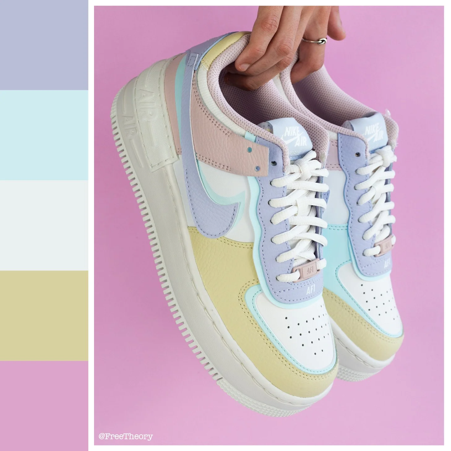 Pastel Sneakers Color Palette — Free Theory