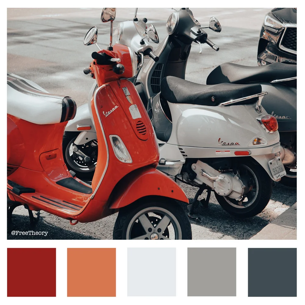 Italian Moped Color Palette — Free Theory