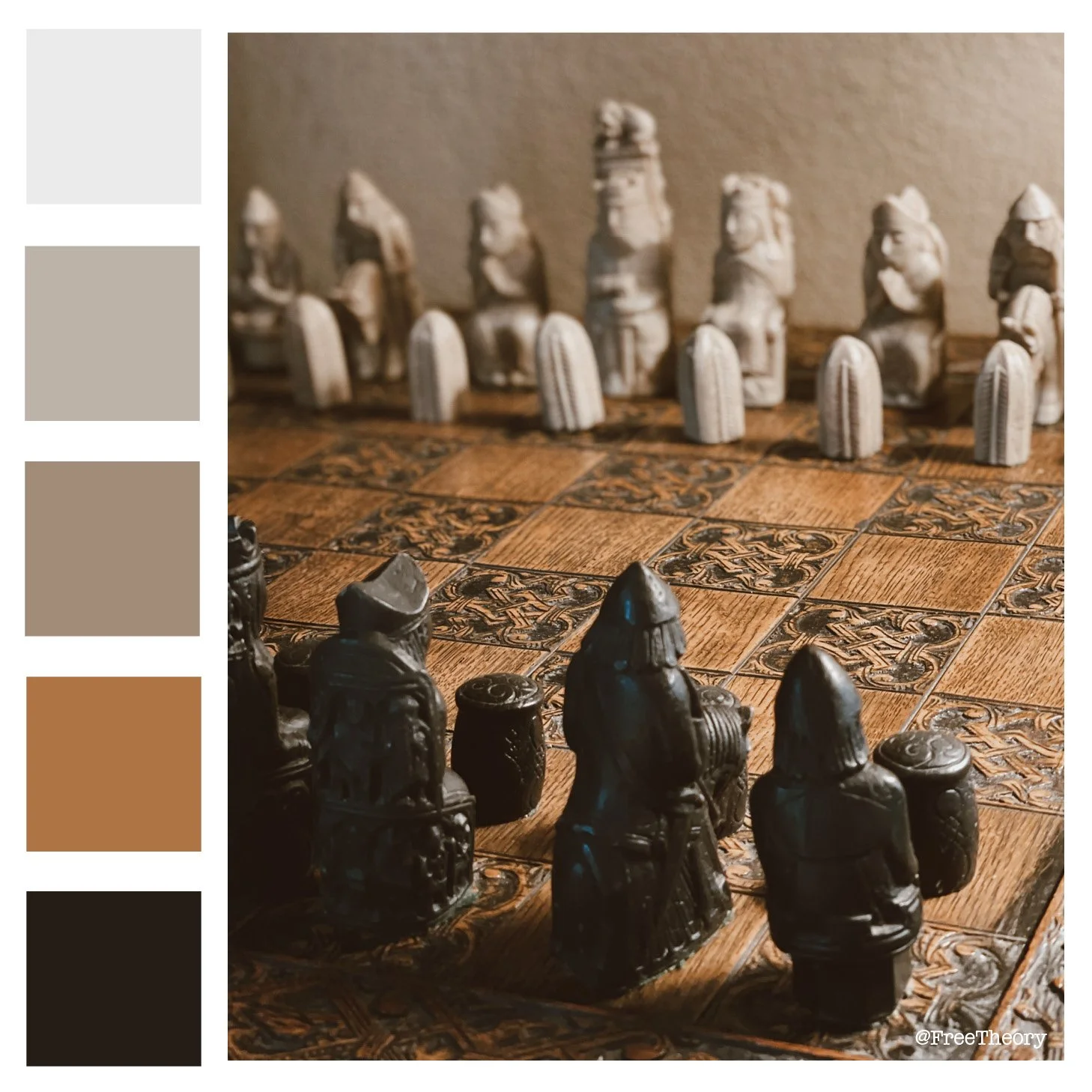 Game of Chess Color Palette — Free Theory