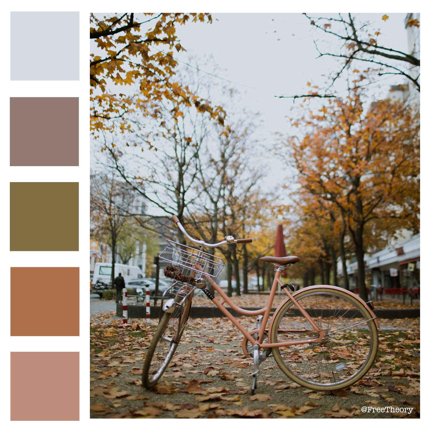 Bike Ride in Autumn Color Palette — Free Theory