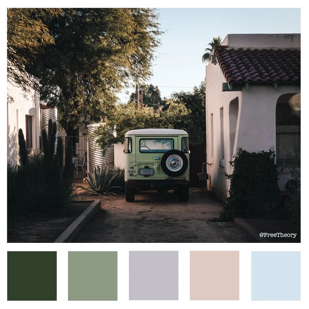 Vintage Truck Color Palette — Free Theory