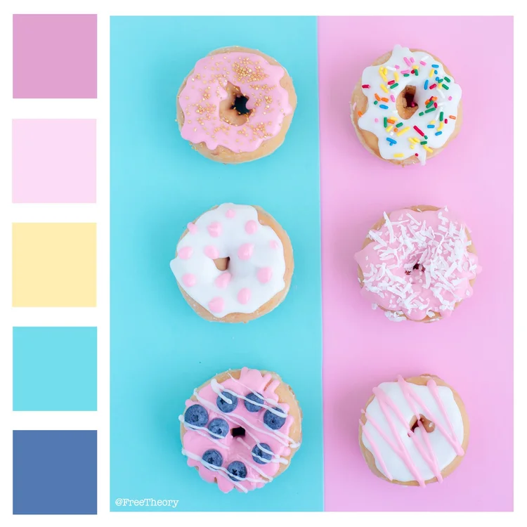 Frosted Donuts Color Palette — Free Theory