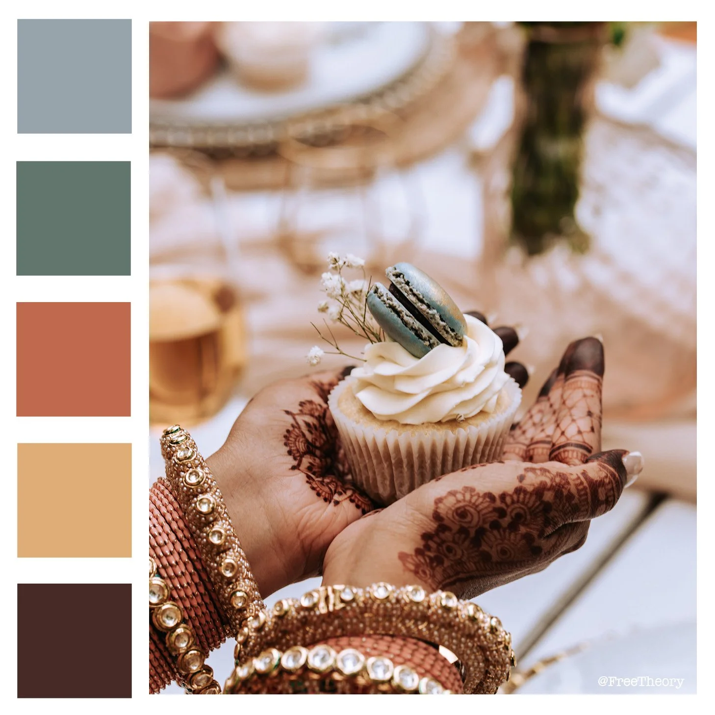 Beautiful Mehndi Color Palette — Free Theory