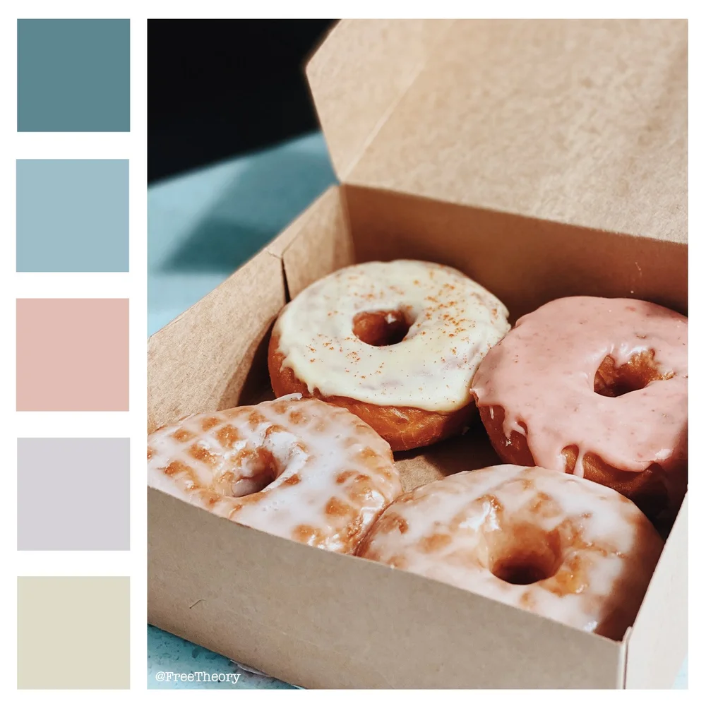 Glazed Donuts Color Palette — Free Theory