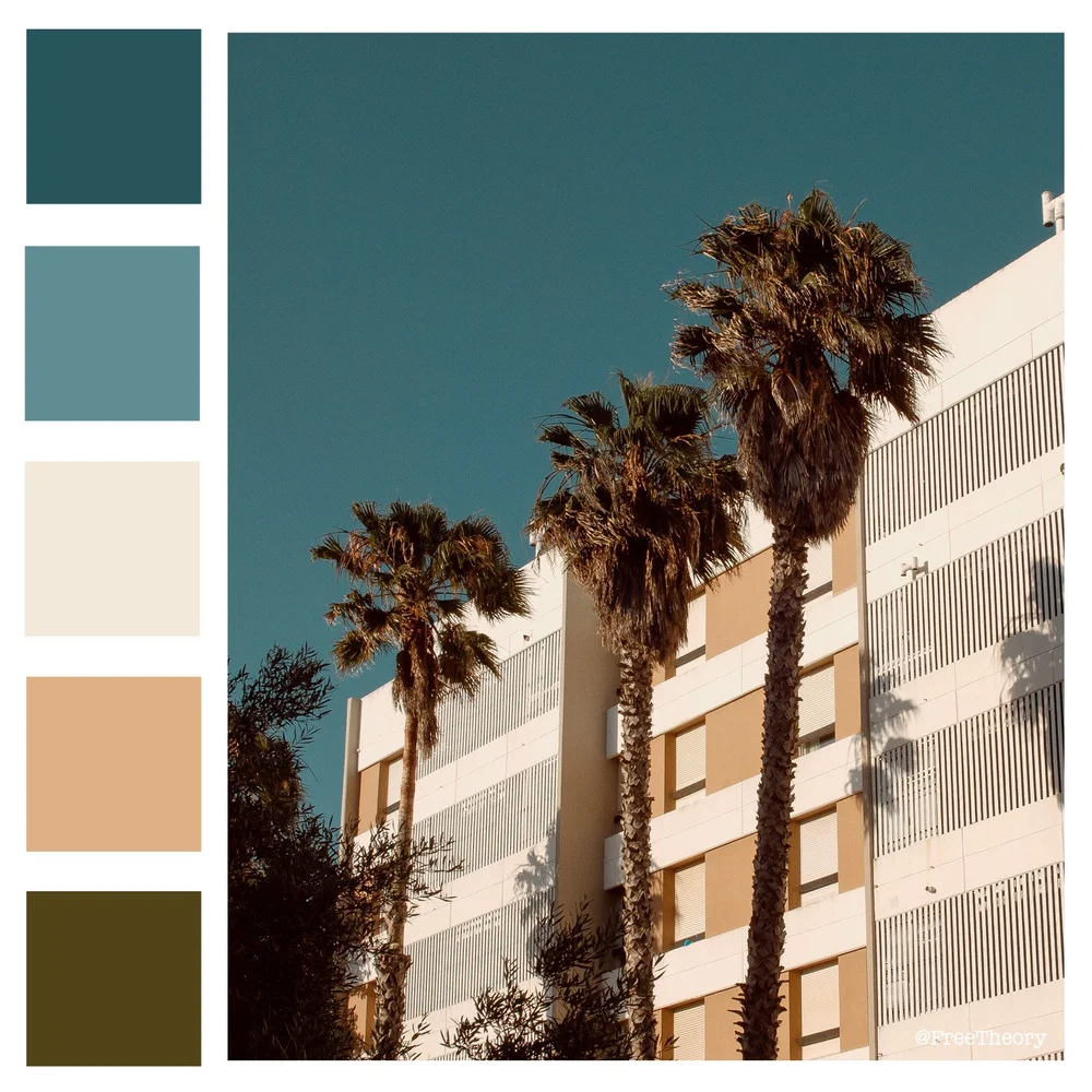 Lisbon, Portugal Color Palette 2 — Free Theory