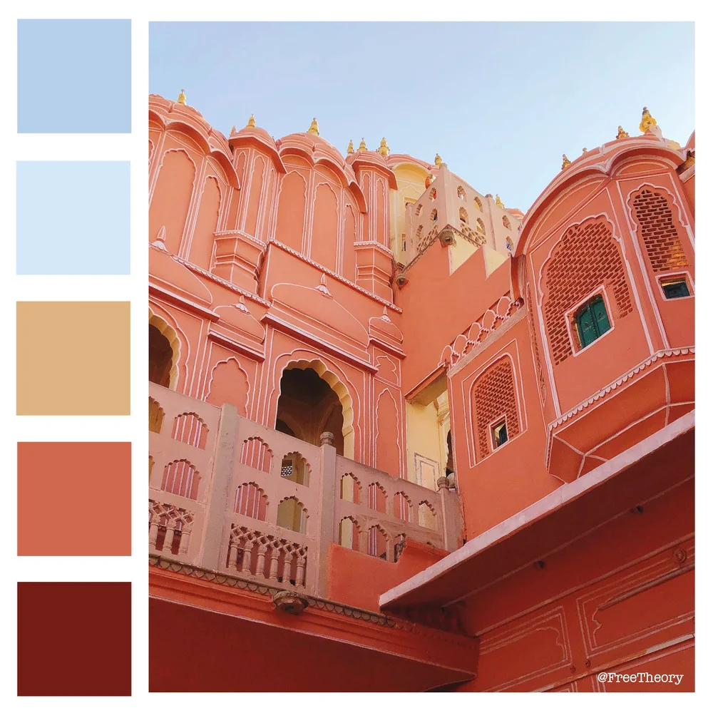 Jaipur, India Color Palette — Free Theory