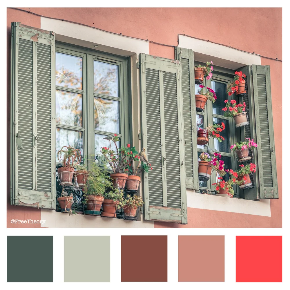 Window Garden Color Palette — Free Theory