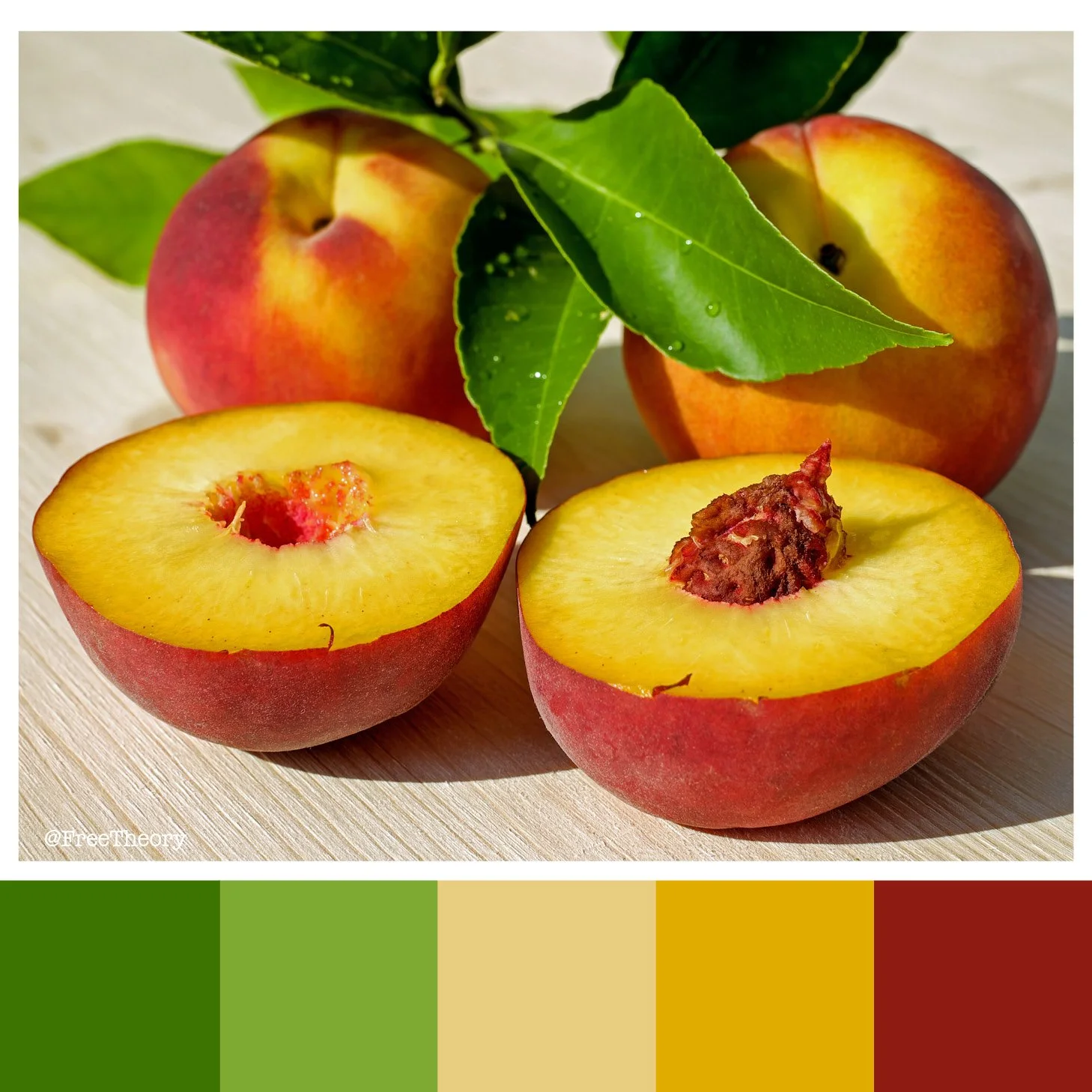 Fresh Peaches Color Palette — Free Theory