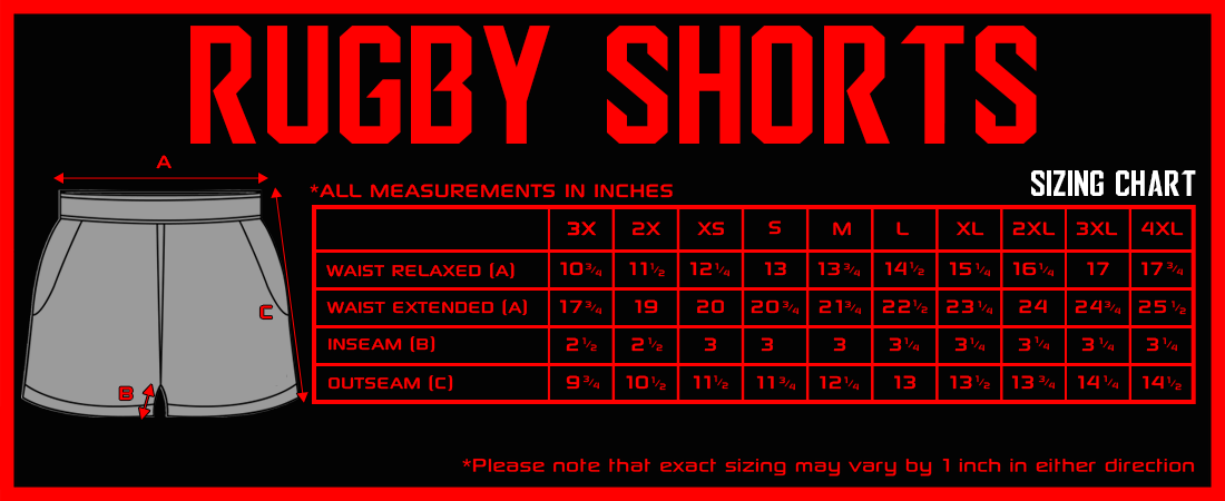 Sizing Charts — Rebellion Sports