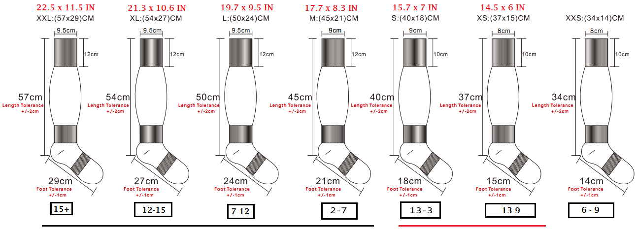 Sizing Charts — Rebellion Sports