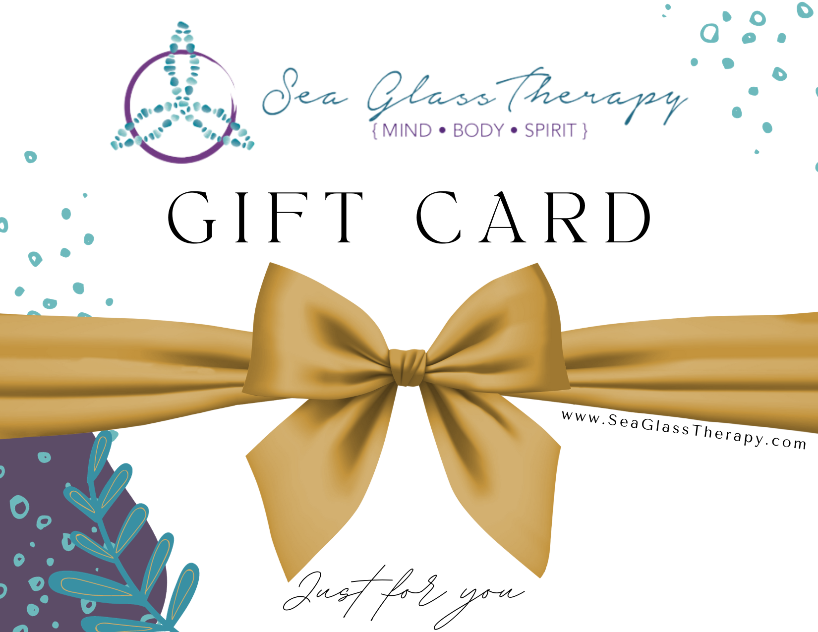 Digital Gift Certificate — Sea Glass Therapy