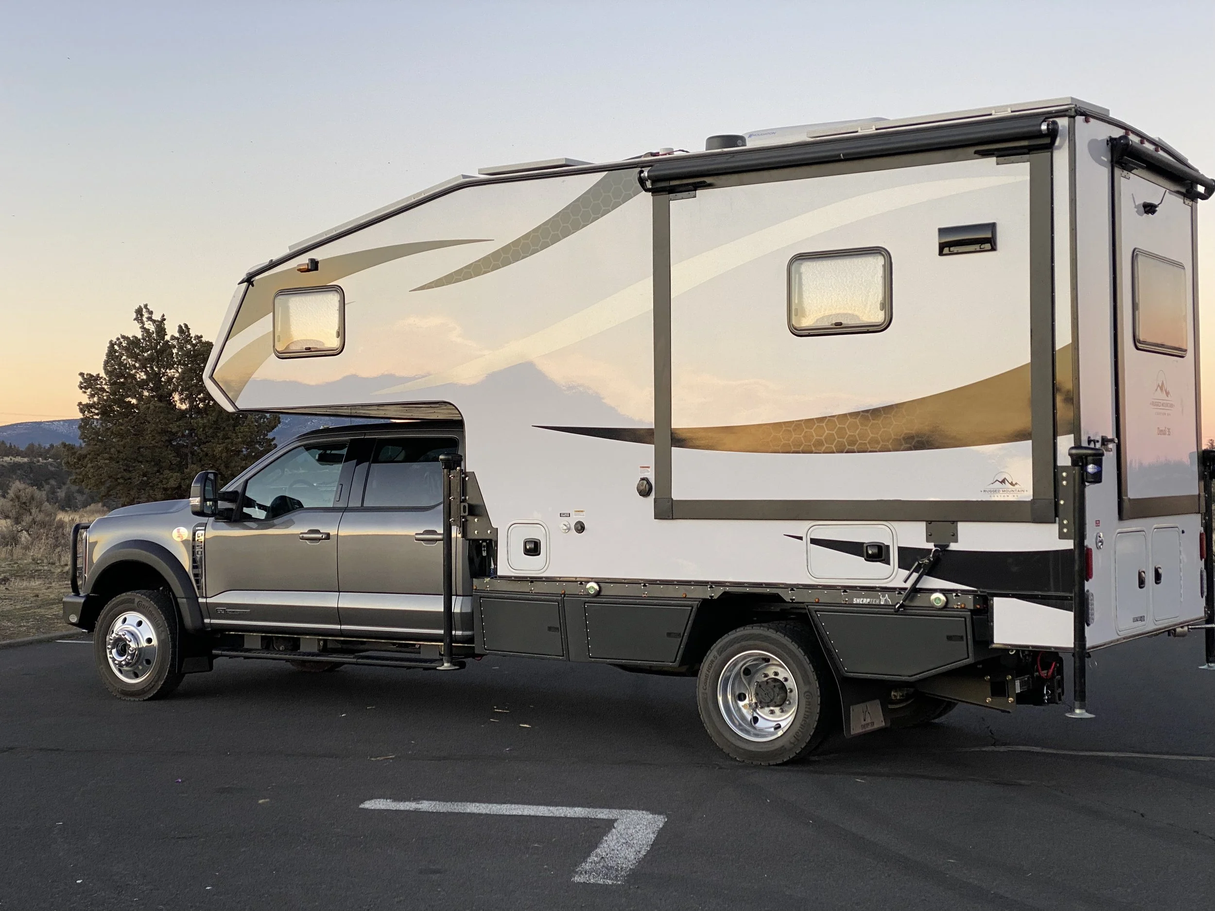 Rugged Mountain Custom RV campers on SherpTek flatbed systems ...