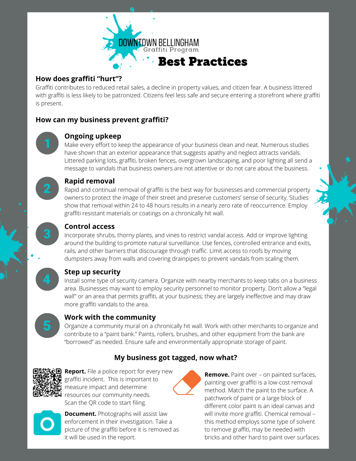 Graffiti Programs — Downtown Bellingham