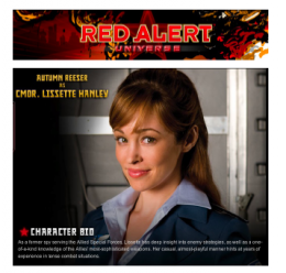 Autumn Reeser Red Alert 3 Photoshoot