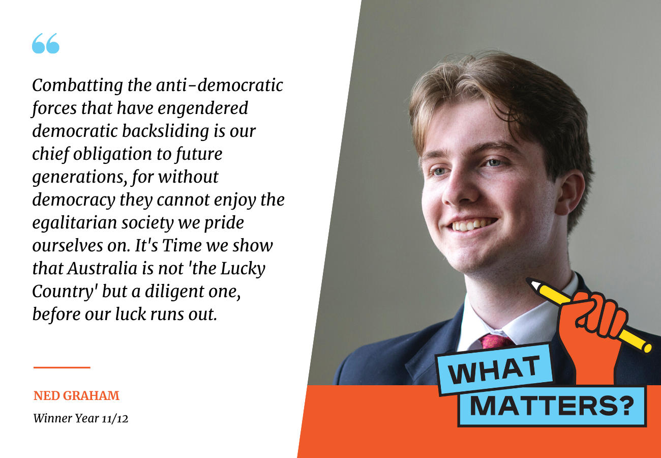 Whitlam Institute What Matters? Winners 2022