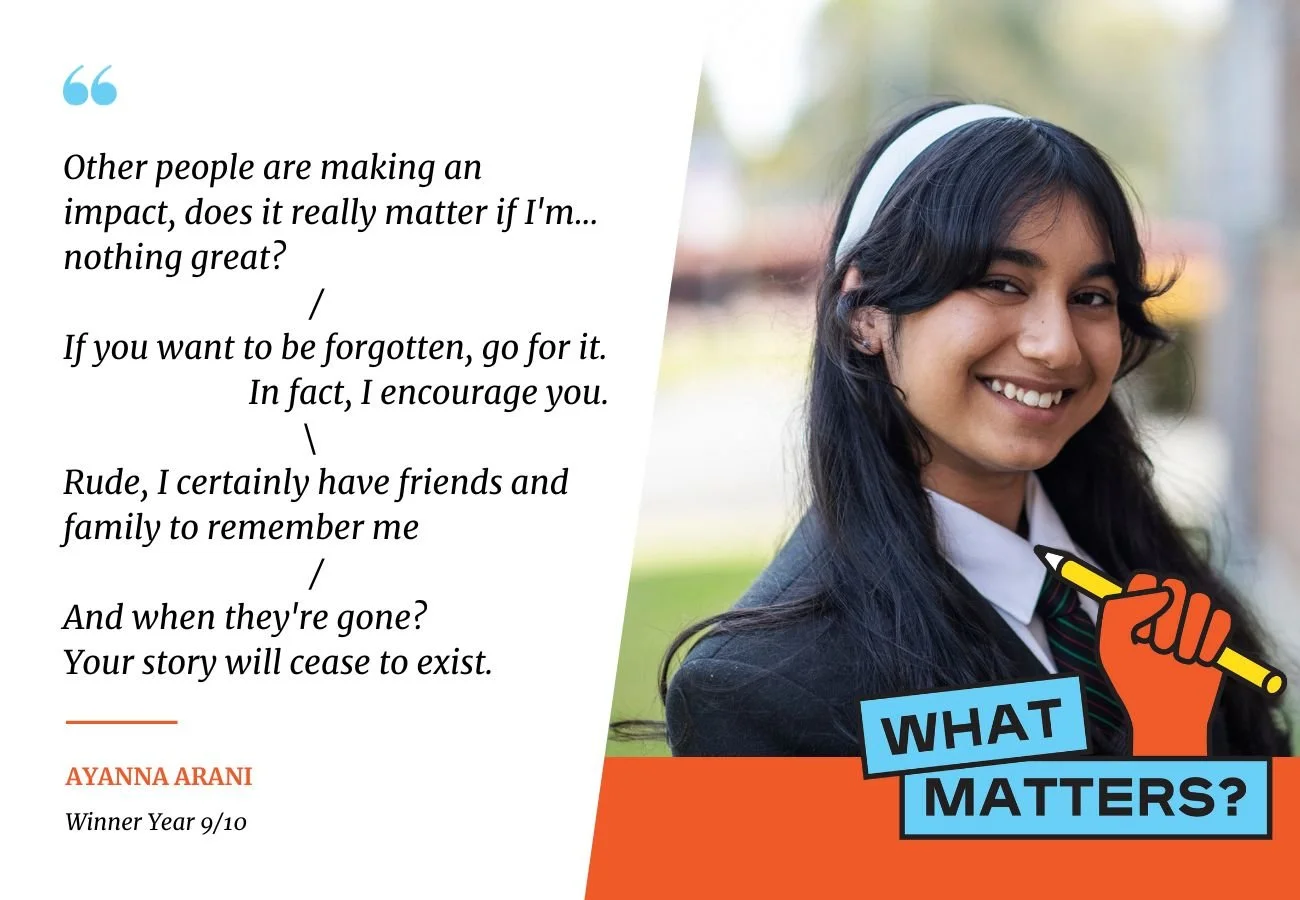 Whitlam Institute What Matters? Winners 2023