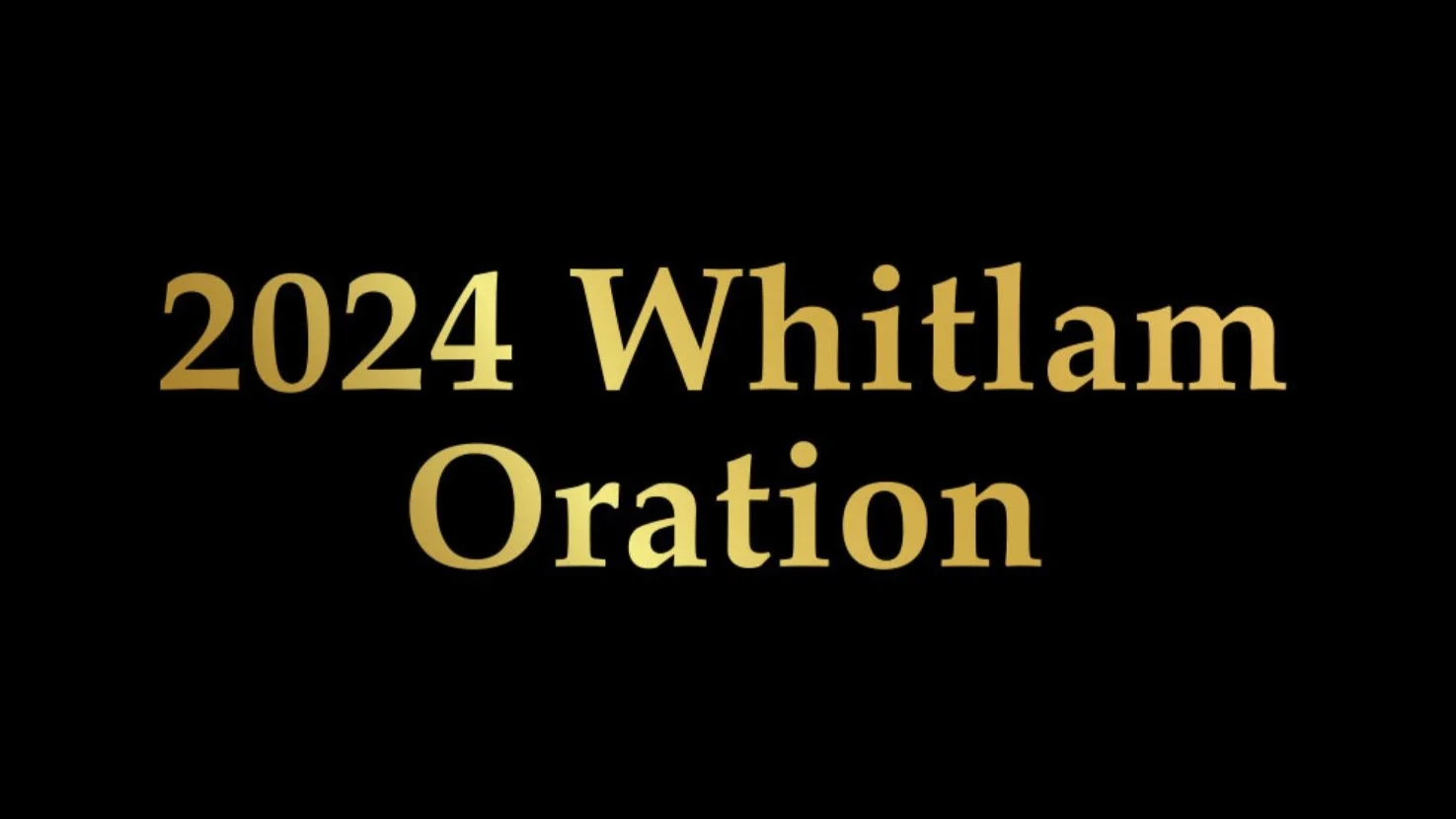 2024 Whitlam Oration with Professor Jenny Hocking — Whitlam Institute