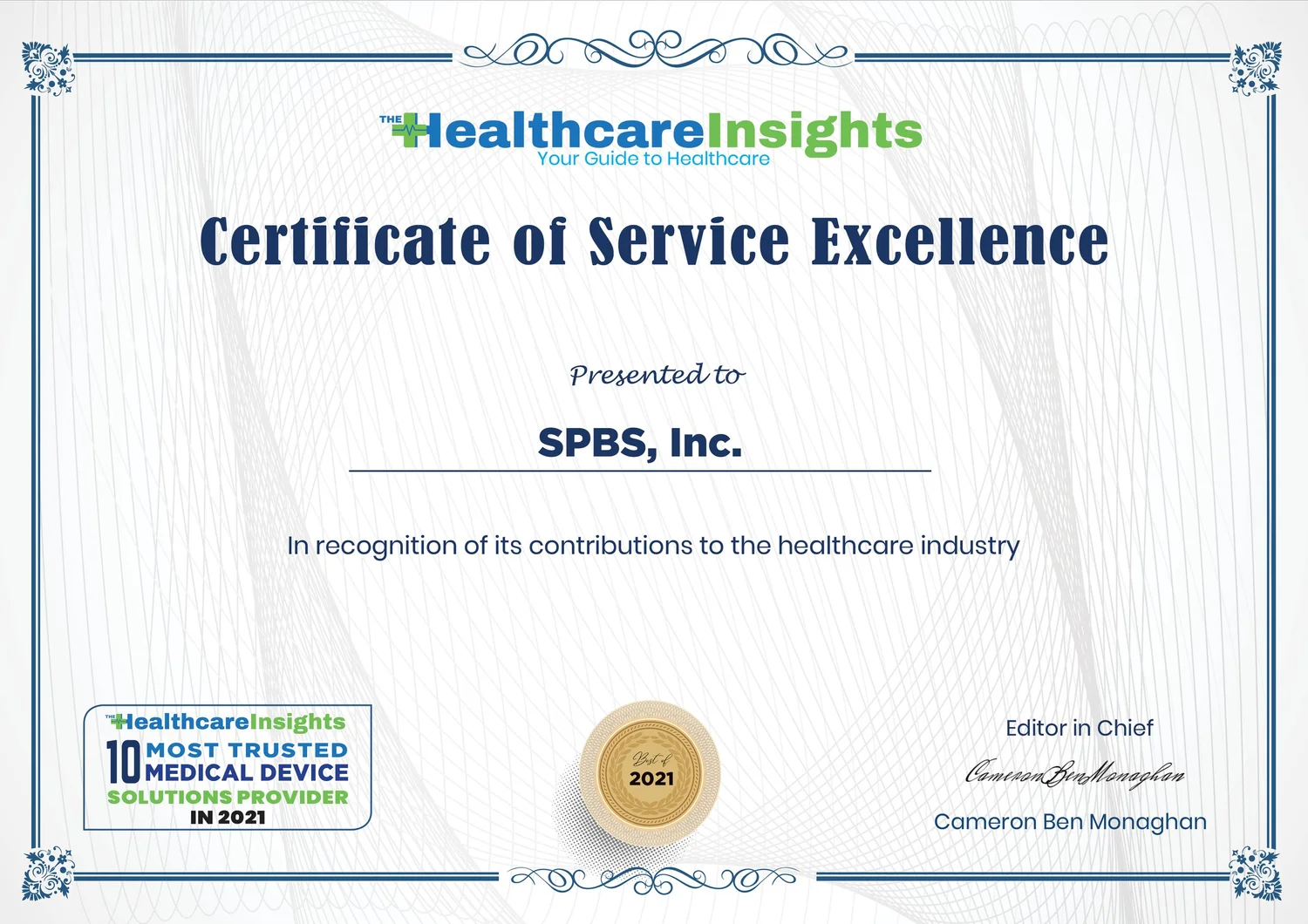 SPBS, Inc. Biomed