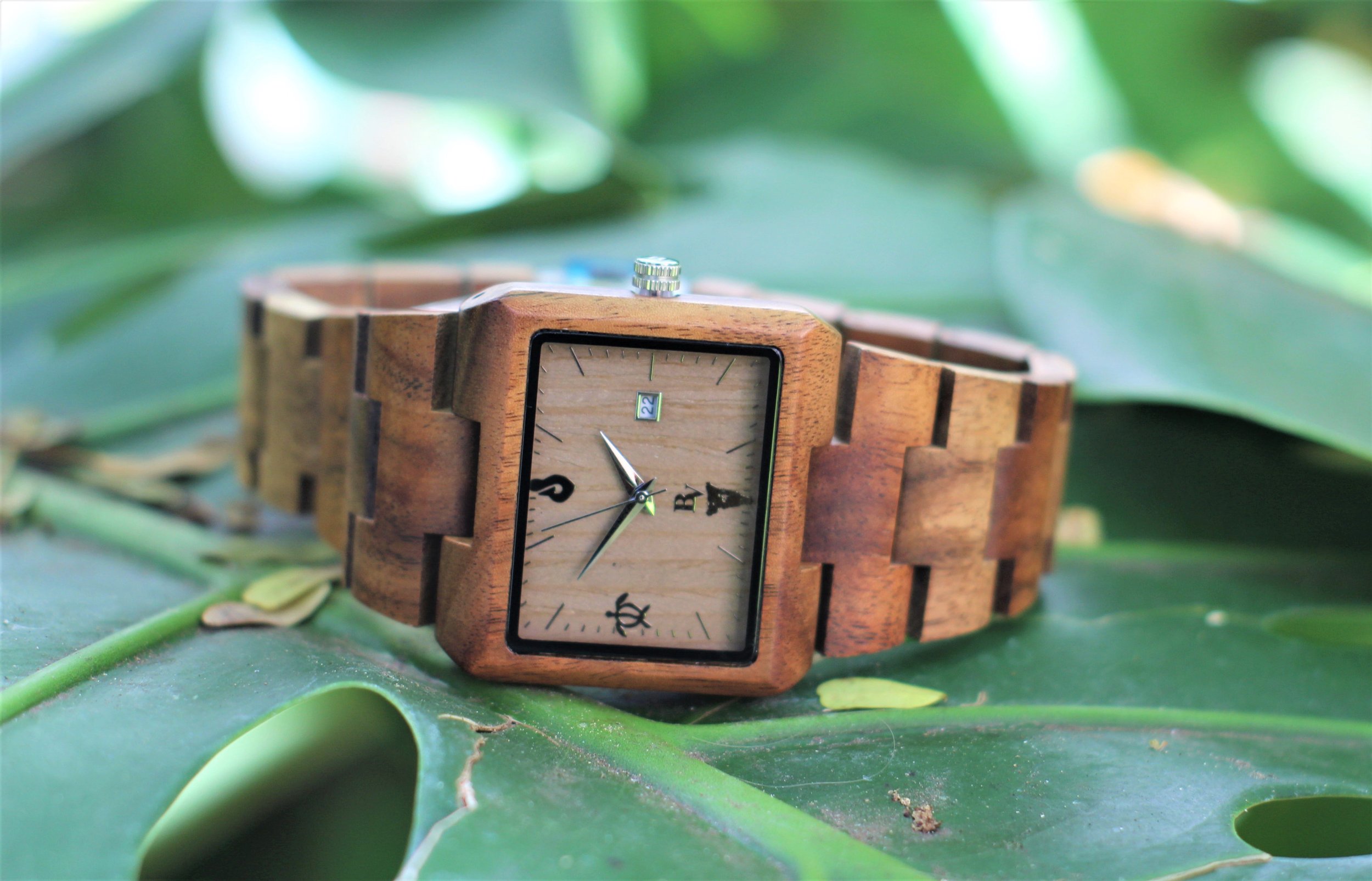 %I Hawaiian Koa Wood Watches & Island Jewelry | Bean & Vanilla locally ...